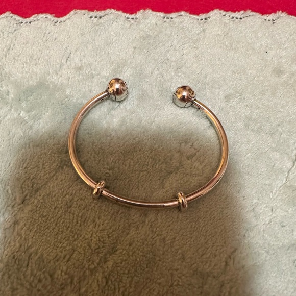 Pandora | Jewelry | Pandora Open Bangle In Size 63 | Poshmark